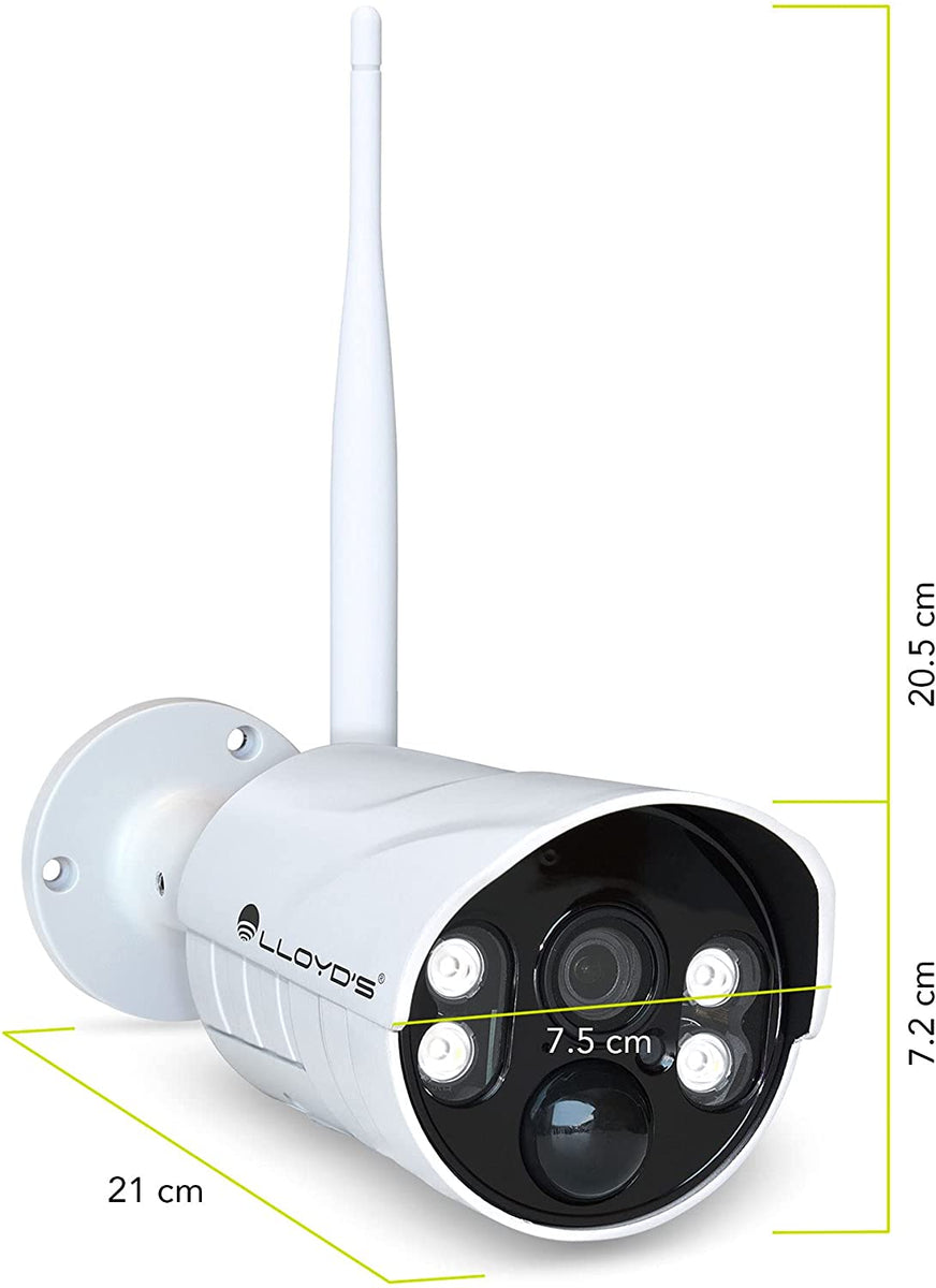 Set de 4 Cámaras IP WiFi para Exteriores (LC-1177)– Lloyds Smart